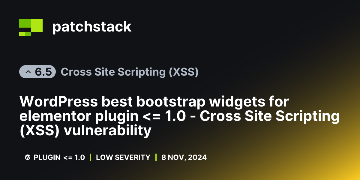 Cross Site Scripting (XSS) in WordPress best bootstrap widgets for ...