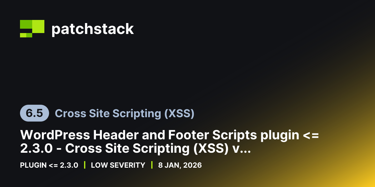 Cross Site Scripting (XSS) in WordPress Header and Footer Scripts ...