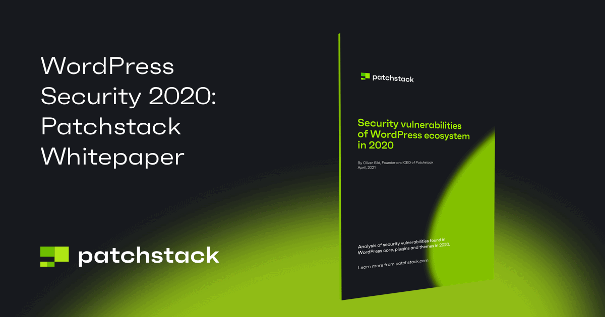 WordPress Security 2020: Whitepaper by Patchstack