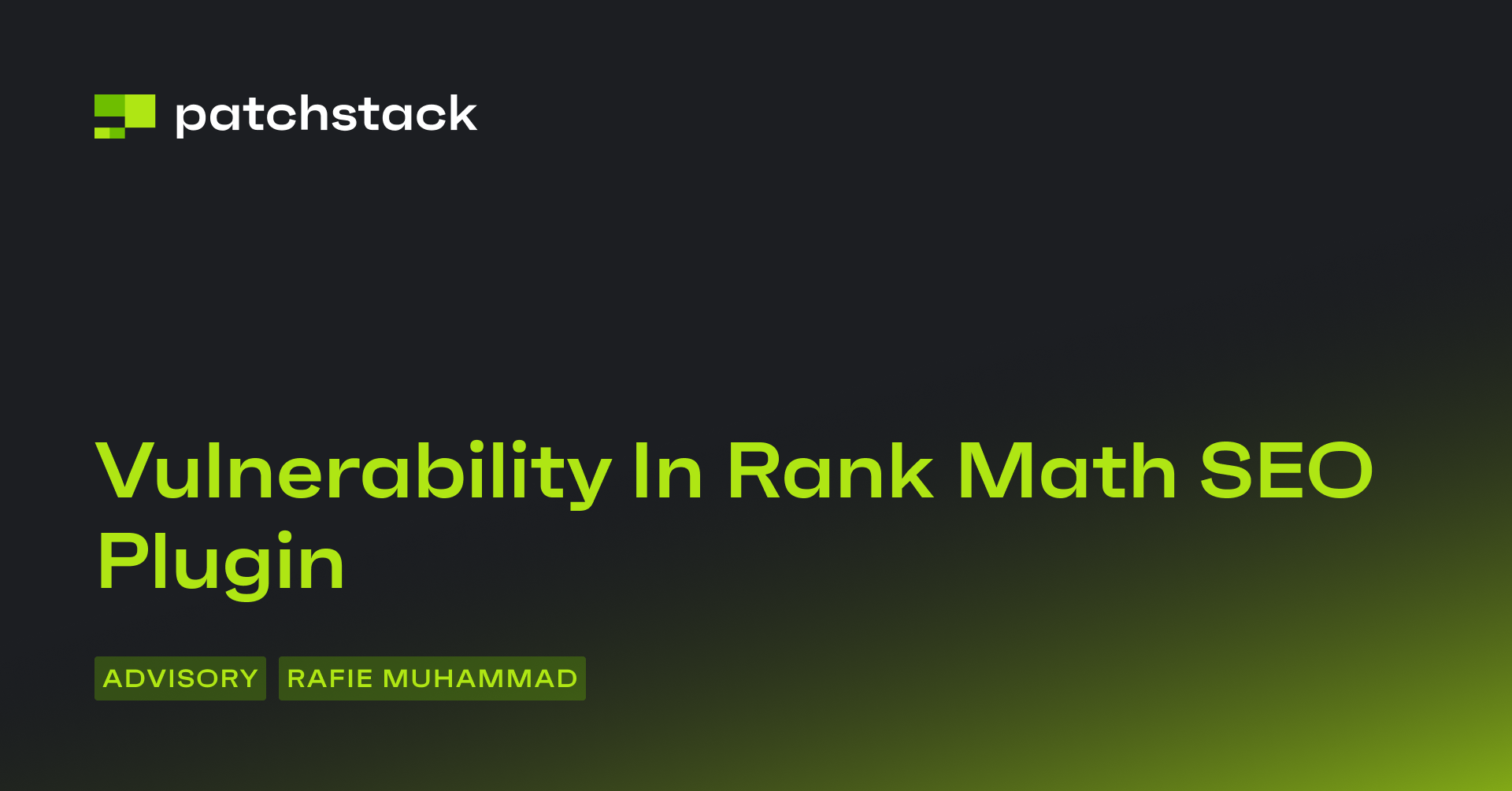 Vulnerability In Rank Math SEO Plugin - Patchstack