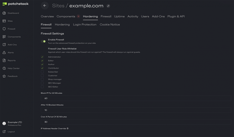 How To Do Website Hardening With Patchstack? - Patchstack