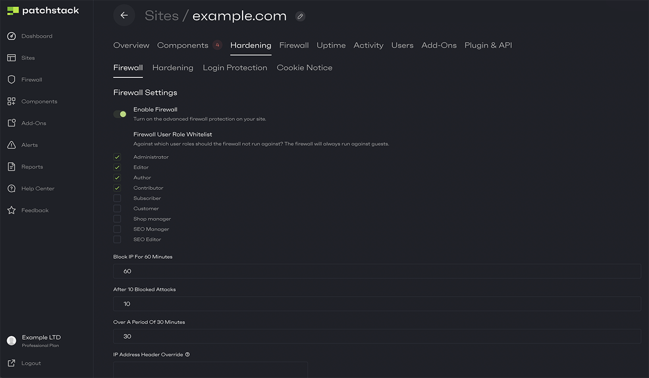 How To Do Website Hardening With Patchstack? - Patchstack How To Do Website Hardening With Patchstack? - Patchstack