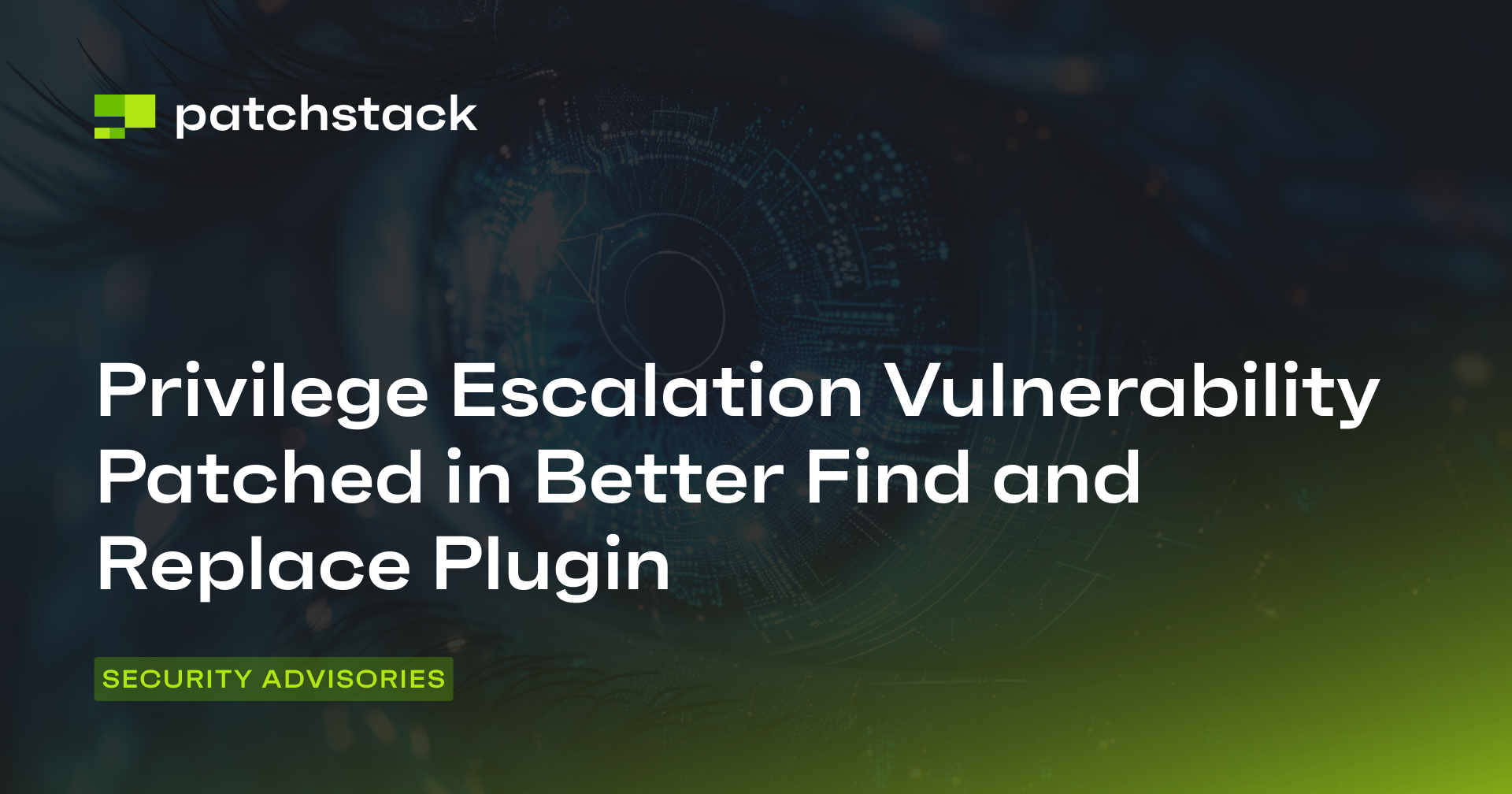 Privilege Escalation Vulnerability Patched in Better Find and Replace ... Privilege Escalation Vulnerability Patched in Better Find and Replace ...