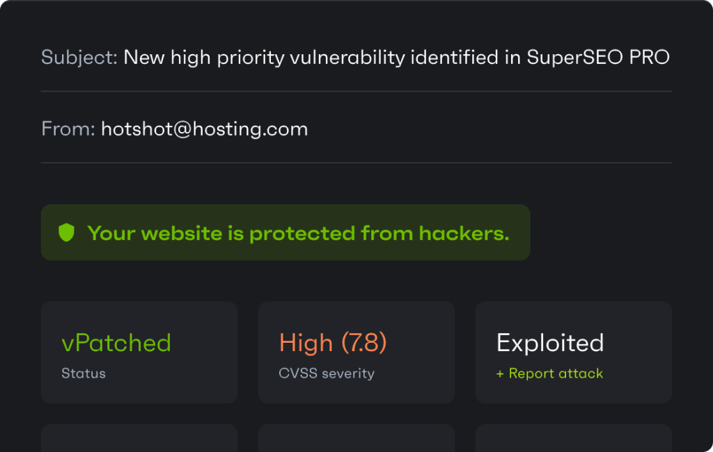 Fastest protection for WordPress security vulnerabilities - Patchstack